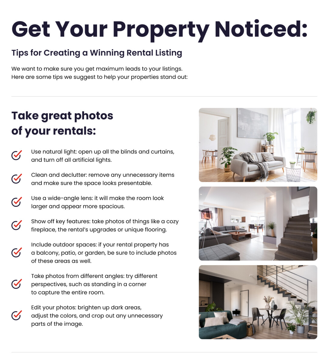Get Your Property Noticed: Tips for Creating a Winning Rental Listing ...